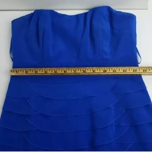 Gianni Bini | Dresses | Gianni Bini Blue Cocktail Strapless Dress Size ...